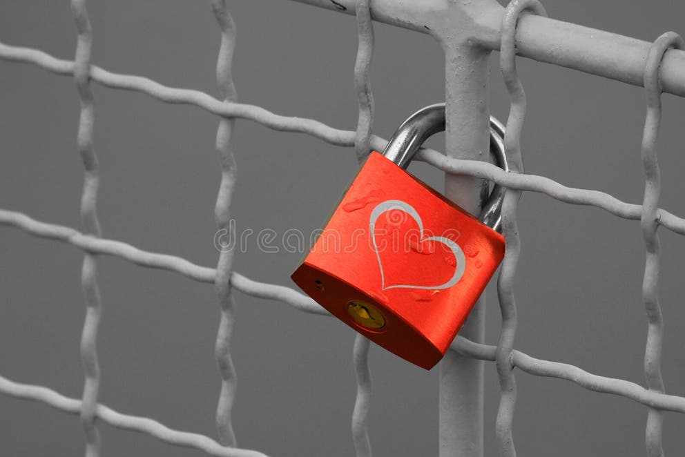 Locked forever stock image. Image of rainy, link, loyalty - 84734451