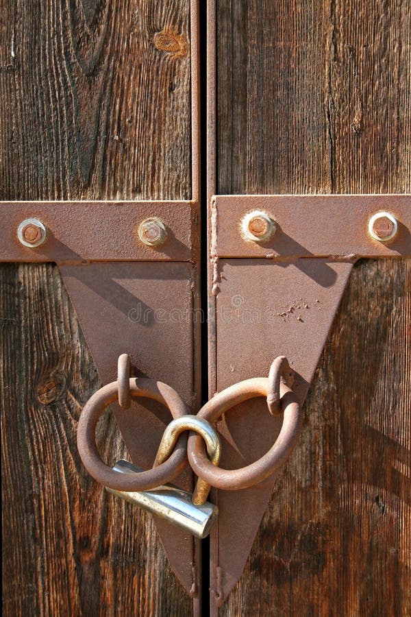 Locked gate stock image. Image of safety, secure, protection - 6534419