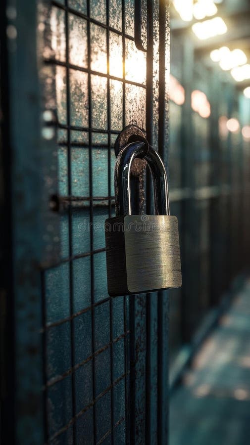 Locked Gate, a Symbol of Seclusion and Security Stock Photo - Image of ...