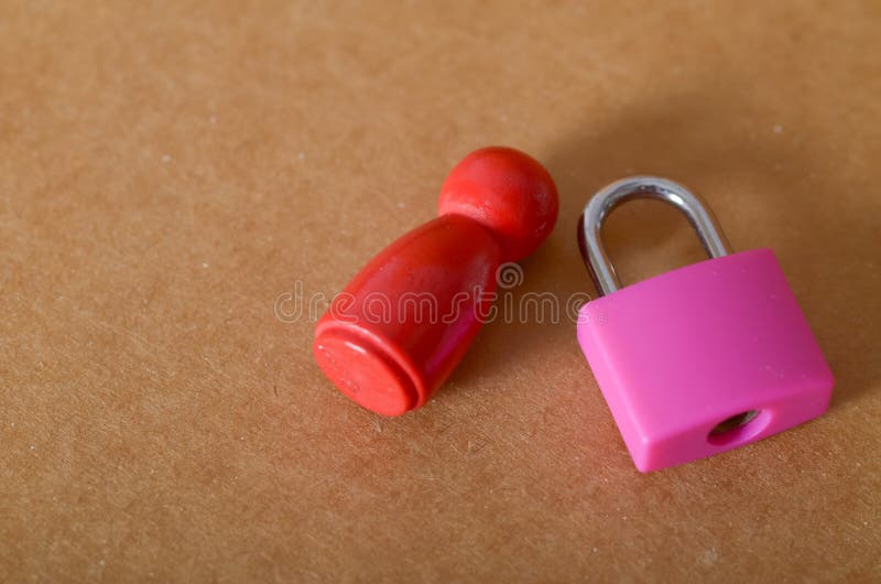Locked Identity: Symbol of Digital Privacy and Restricted Access Stock ...