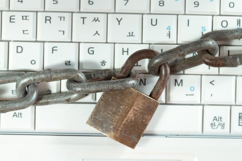 Locked Keyboard stock photo. Image of device, denied, computer - 2429858