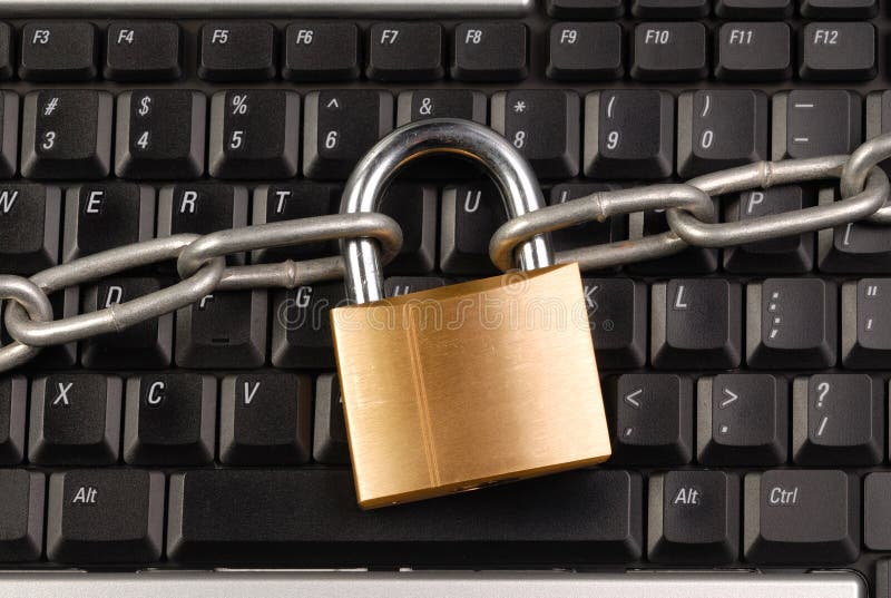 Locked Keyboard stock photo. Image of device, denied, computer - 2429858