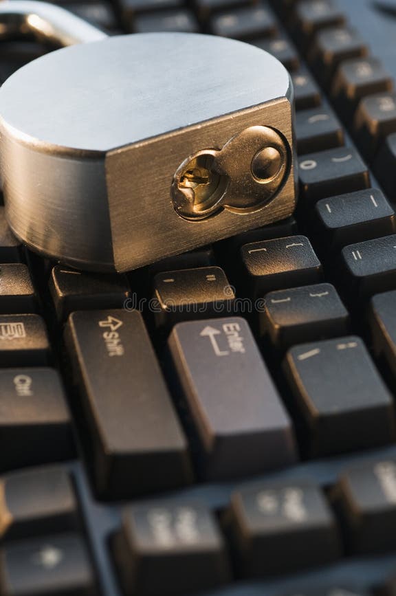 Locked keyboard stock photo. Image of protection, internet - 6233130