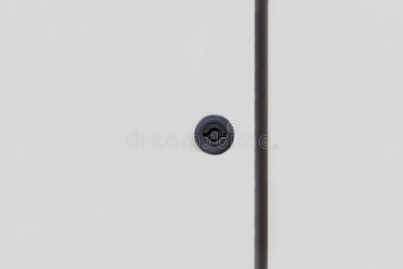 Locked for Locker Turn on and Lock Metal Cover Cabinet Electric. Stock ...