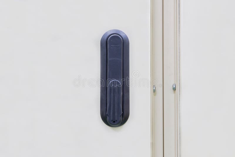 Locked for Locker Turn on and Lock Metal Cover Cabinet Electric. Stock ...