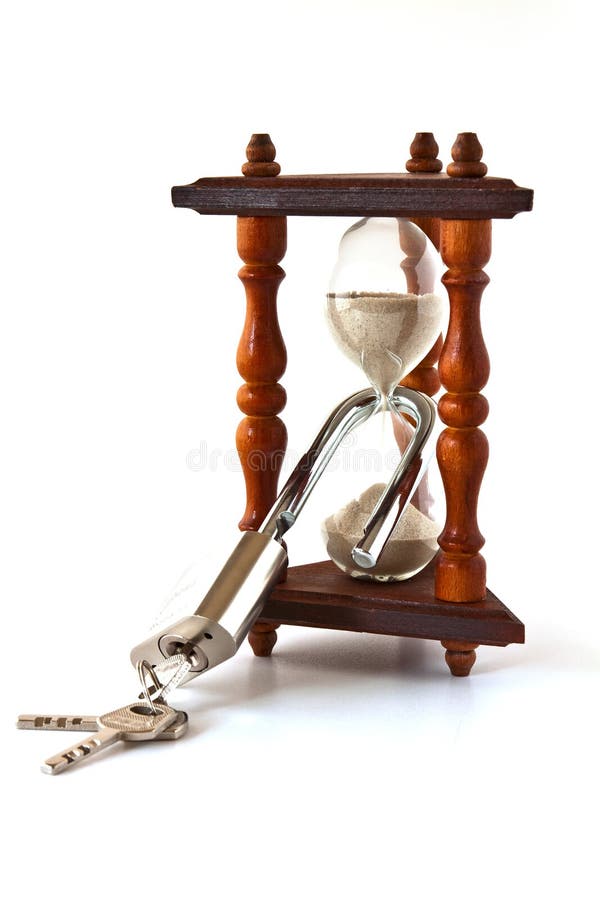 Locked moment stock photo. Image of hourglass, present - 20806202