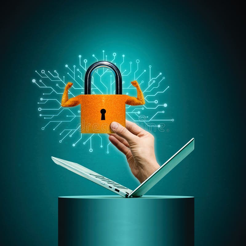 Digital security concept stock image. Image of assistant - 373374557