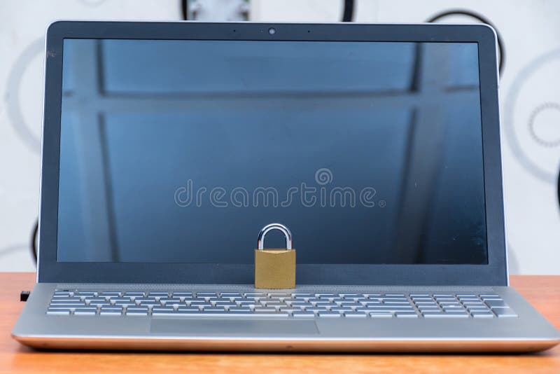 Padlock on a Computer Keyboard - Cybersecurity Concept Stock Photo ...