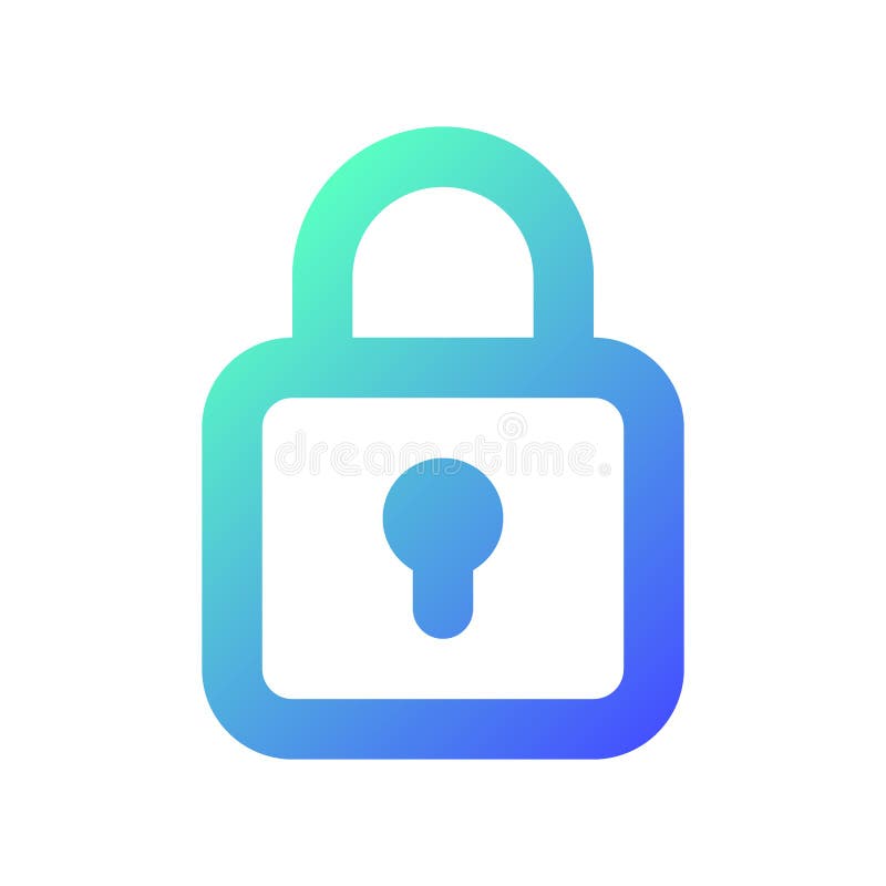 Padlock Pixel Perfect Glassmorphism Ui Icon for Dark Theme Stock Vector - Illustration of icon ...