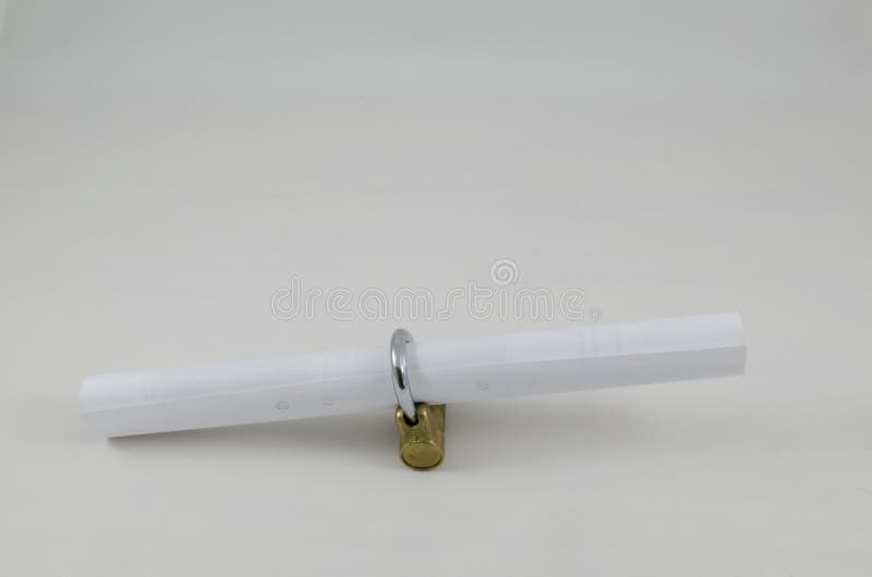 Locked paper stock image. Image of protection, safety - 43806191