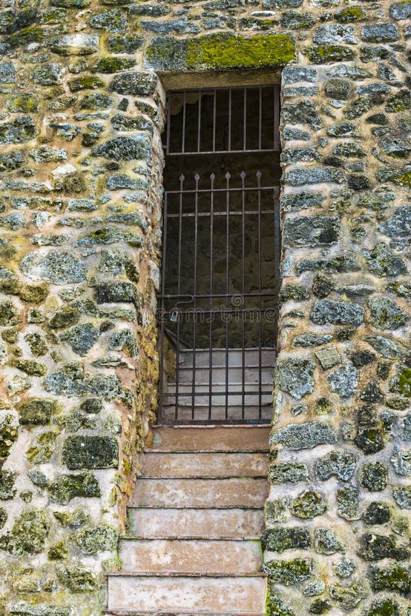 A Locked Path with this Steal Gate Stock Photo - Image of dark, locked ...