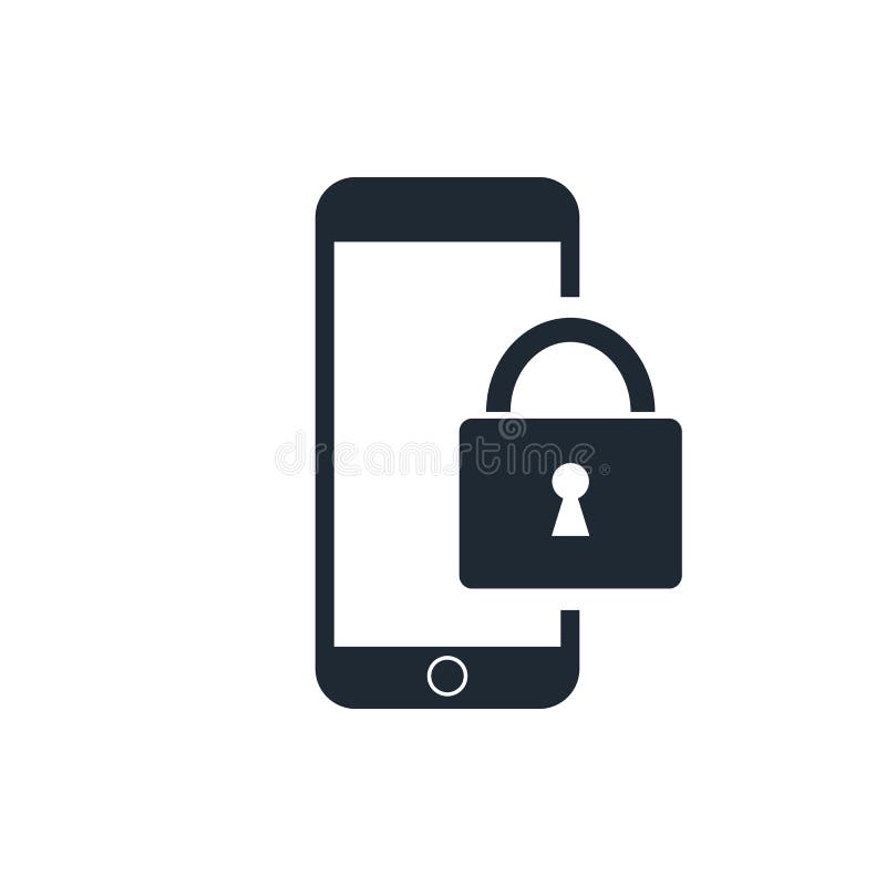 Locked phone stock illustration. Illustration of phone - 20730689