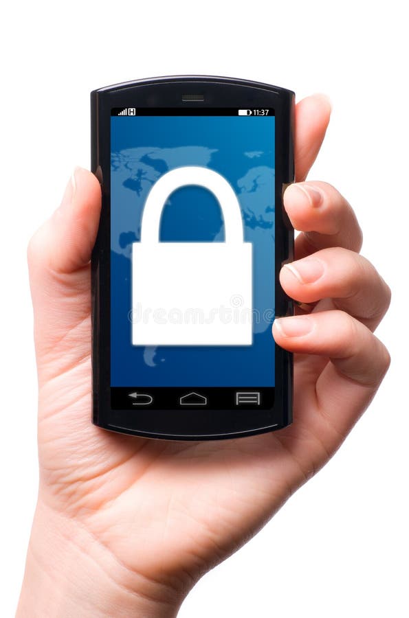 Locked phone stock image. Image of communication, lock - 32741231