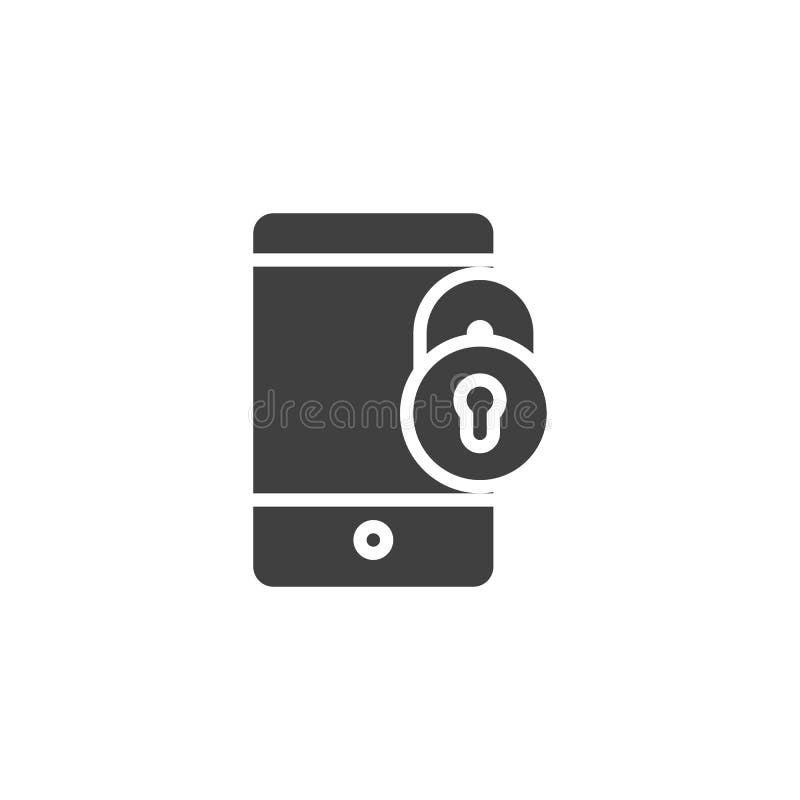 Locked phone stock illustration. Illustration of phone - 20730689