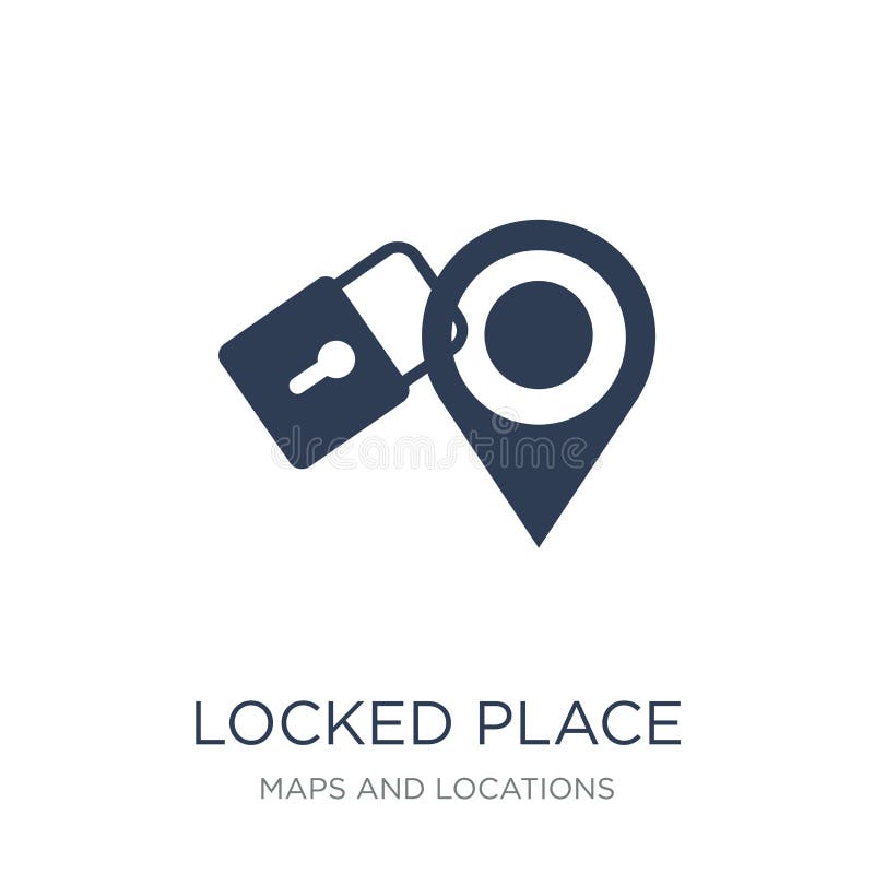 Locked Vector Icon on Transparent Background, Locked Logo Design Stock ...