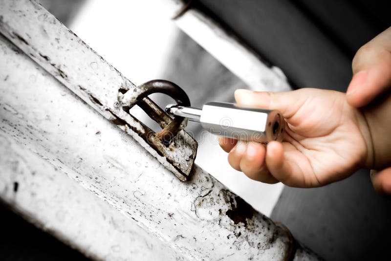 Locked Out stock image. Image of young, teen, door, fists - 31971