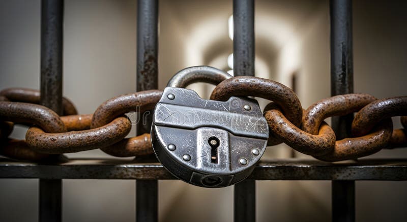 Heavy Weathered Padlock Stock Illustrations – 233 Heavy Weathered ...