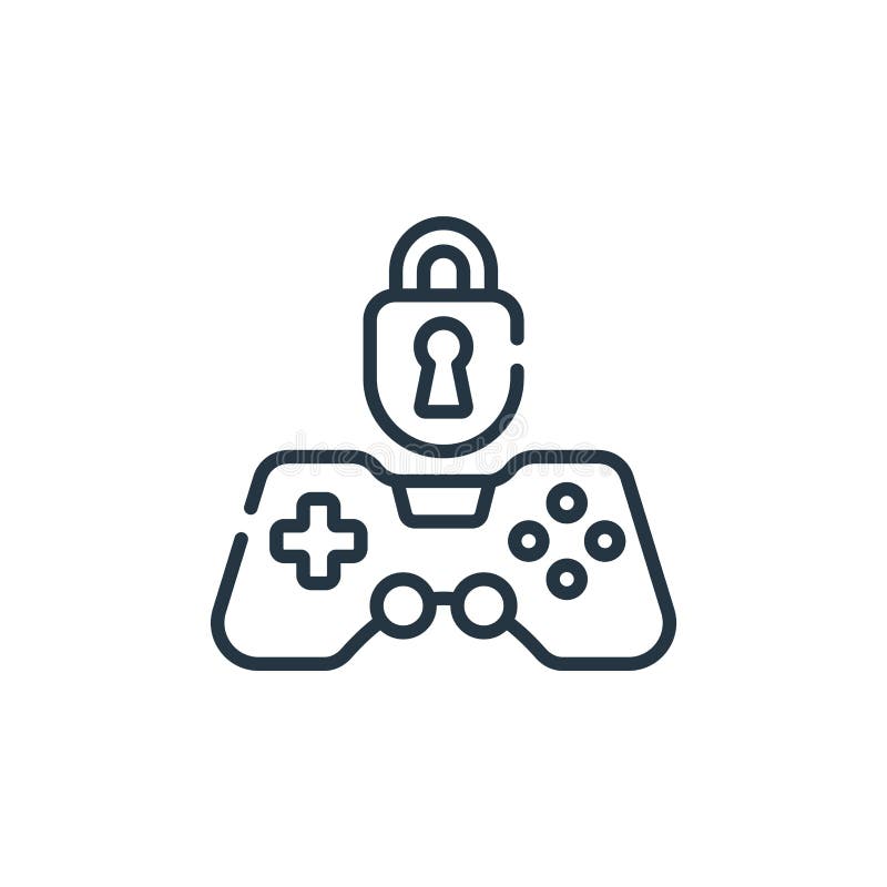 Locked Vector Icon on Transparent Background, Locked Logo Design Stock ...