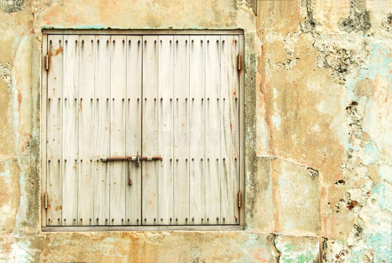 Barricaded old windows stock image. Image of ramshackle - 98584501
