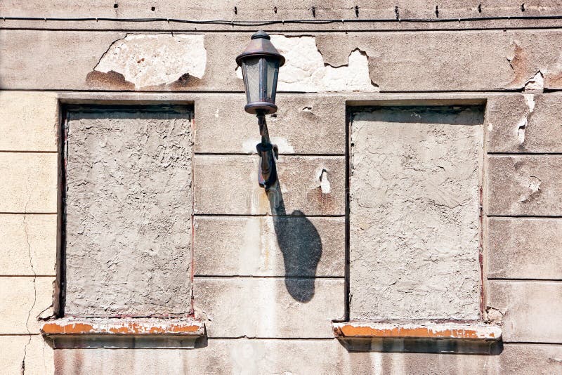 Locked windows bricked up stock photo. Image of tenement - 36856554