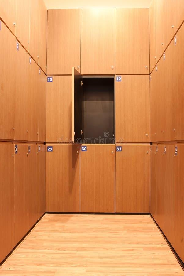 Locker stock photo. Image of open, storage, locker, wood - 18224052