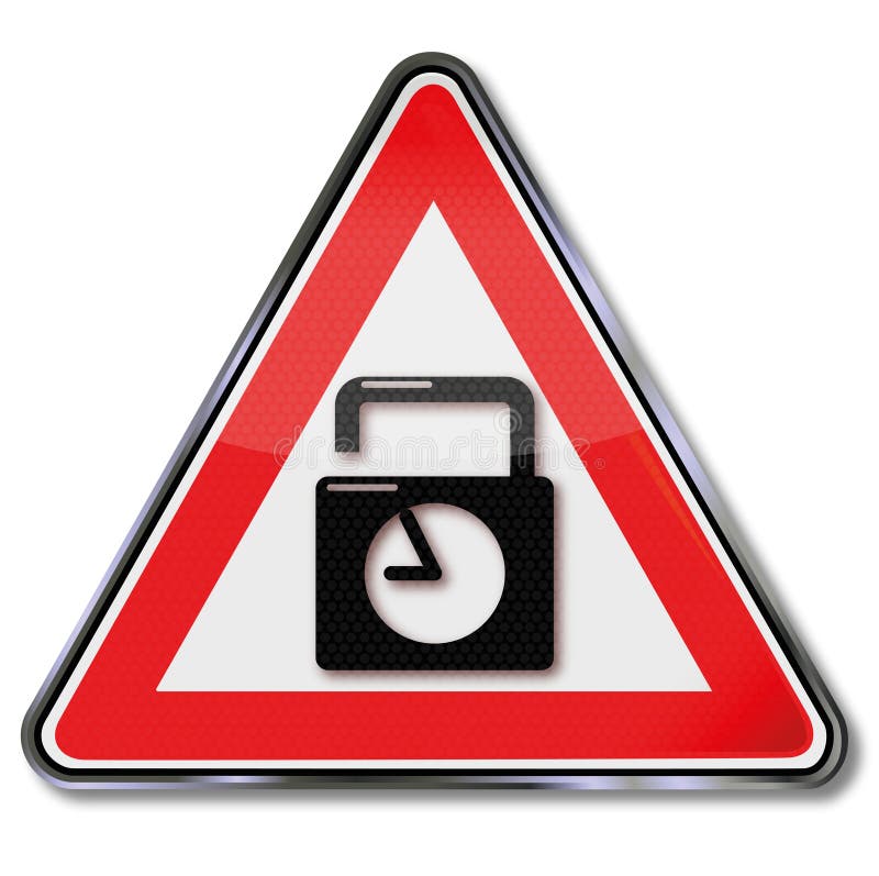 Locker, Completed, Padlock and Time Lock Stock Vector - Illustration of ...