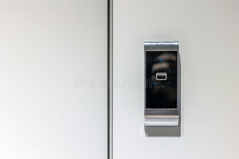 Locker with Electronic Lock for Storing Things Stock Photo - Image of ...