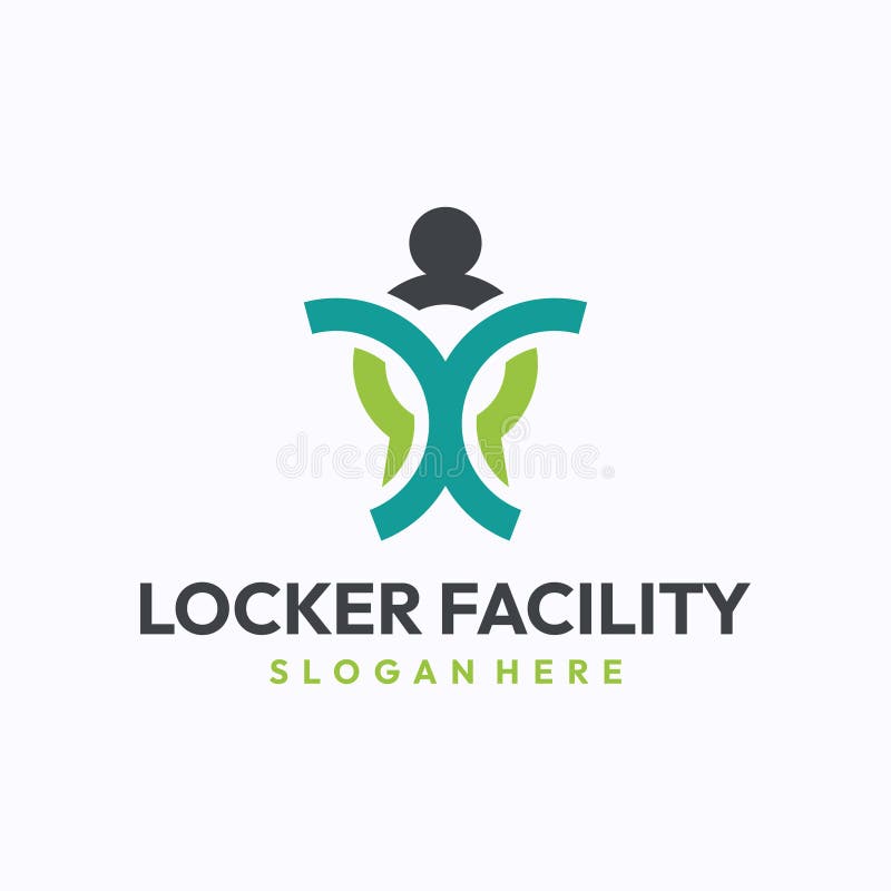 Locker Facility Logo Design Template Stock Illustration - Illustration ...