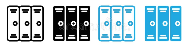 Locker Icon Logo Set Vector Stock Vector - Illustration of symbol ...