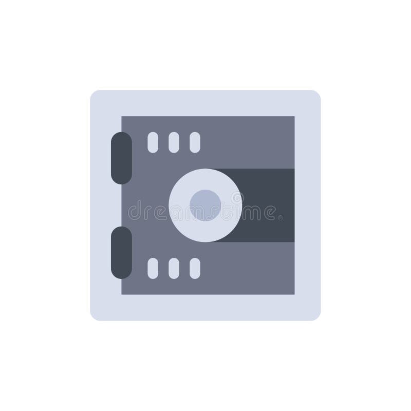 Locker, Lock, Motivation Flat Color Icon. Vector Icon Banner Template ...