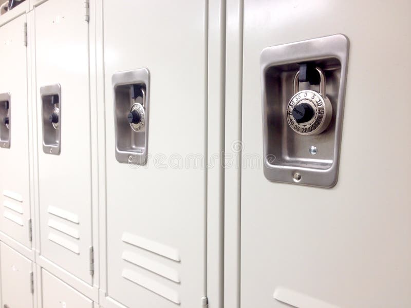 Locker stock photo. Image of lock, combination, door - 128114758