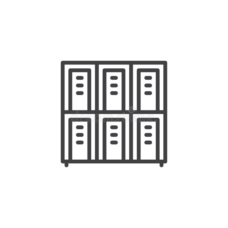 Linear Locker Icon Stock Illustrations – 2,691 Linear Locker Icon Stock ...