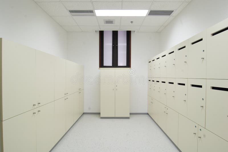 Locker room stock photo. Image of employee, lockers, changing - 11931048