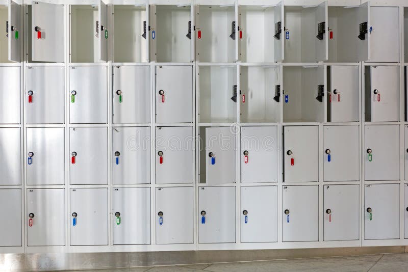 Locker Room stock image. Image of storage, doors, room - 161206049