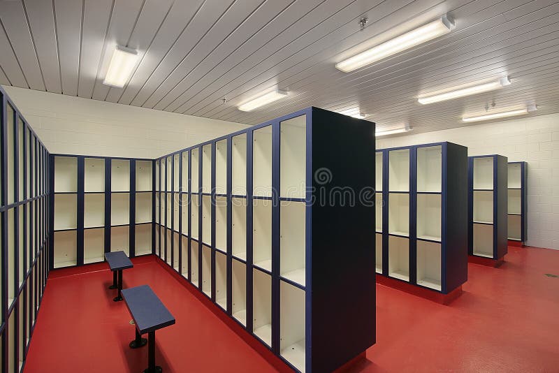Locker Room stock image. Image of architecture, indoor - 25293943