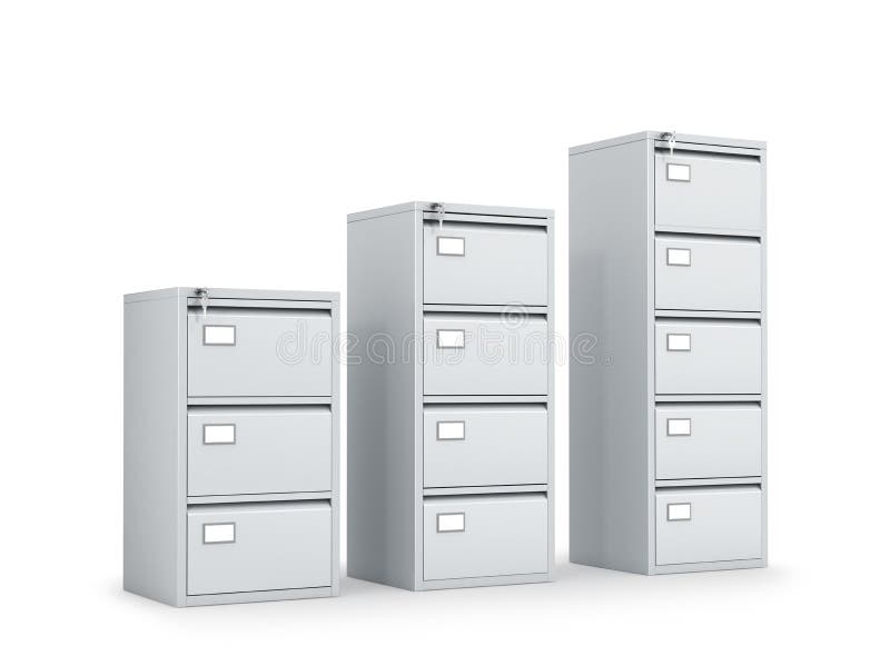 Locker for Storing Documents. Stock Illustration - Illustration of ...