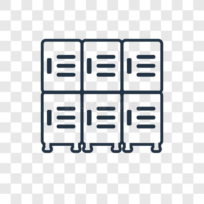 Lockers Transparent Icon. Lockers Symbol Design from Education C Stock ...