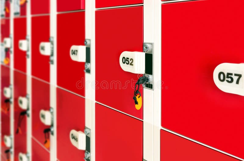 Lockers stock image. Image of close, store, color, keyhole - 51093955