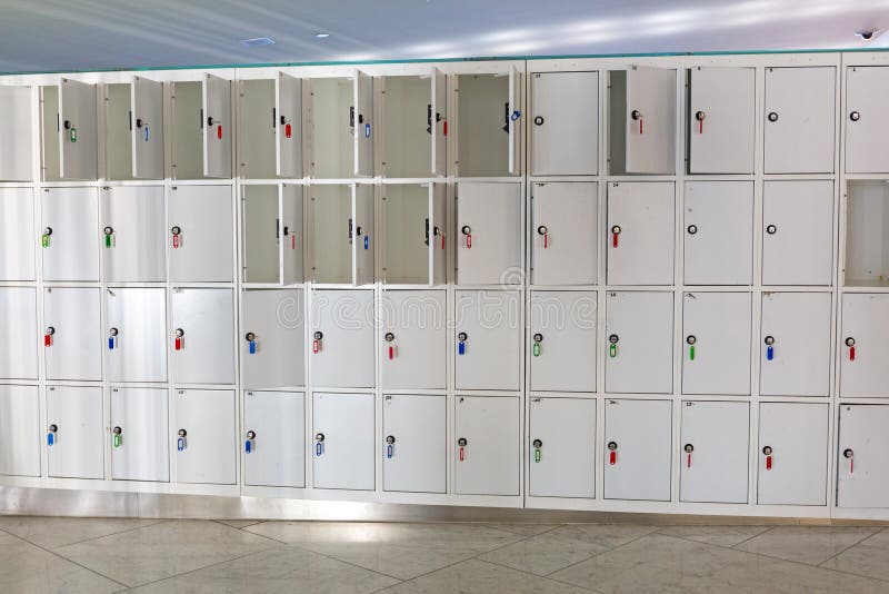 Lockers Room stock image. Image of locker, europe, doors - 184331923