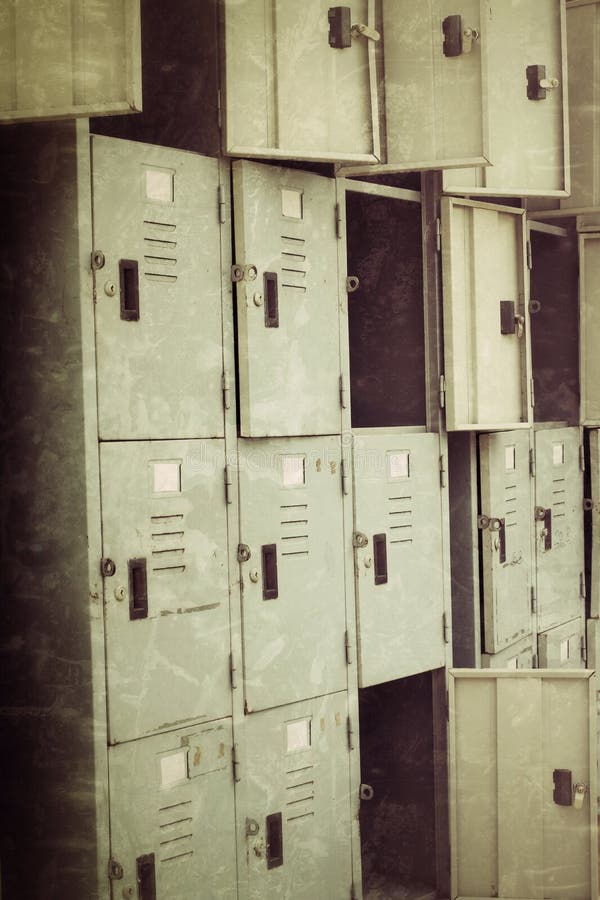Lockers stock image. Image of detail, lock, line, beware - 35406619