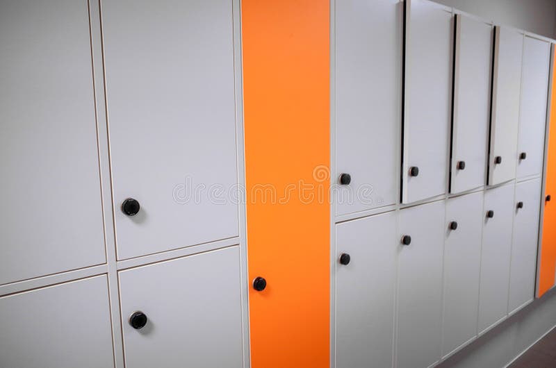 Lockers in a Sports Changing Room Editorial Stock Photo - Image of ...