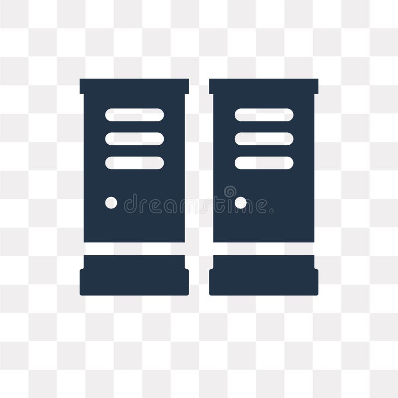 Lockers transparent icon stock vector. Illustration of safe - 130311634