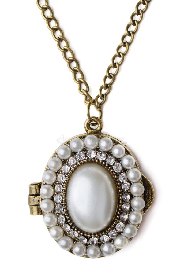 Gold locket stock photo. Image of medallion, nostalgia - 21236122