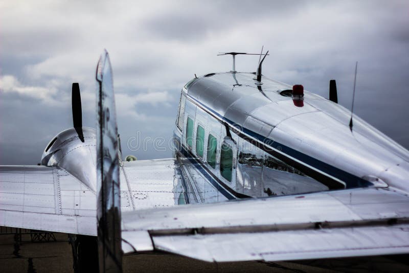 Lockheed Electra Passenger Plane Stock Photo - Image of bomber ...