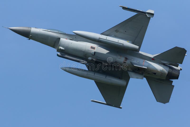 Lockheed Martin F-16 Fighting Falcon Stock Image - Image of interceptor ...