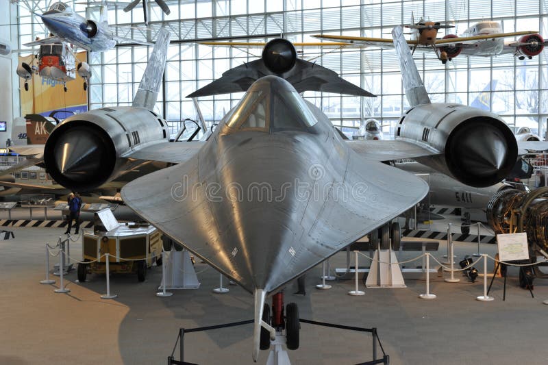 Lockheed SR-71 Blackbird editorial photography. Image of museum - 22216162