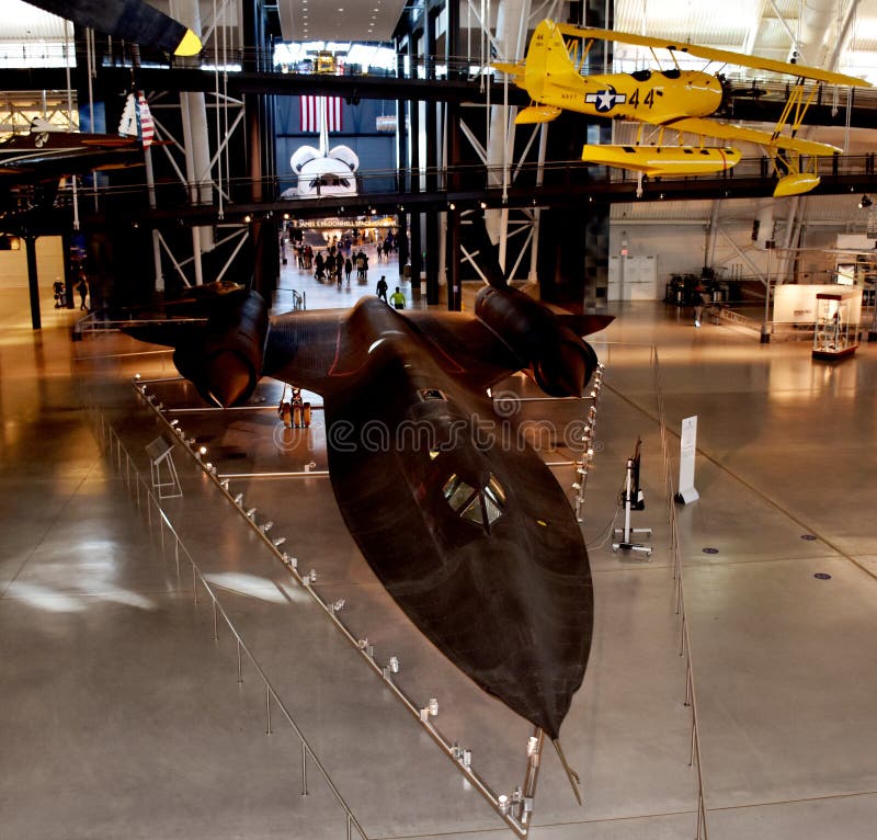 Lockheed SR-71 Blackbird at the Air and Space Museum, Chantilly, VA ...