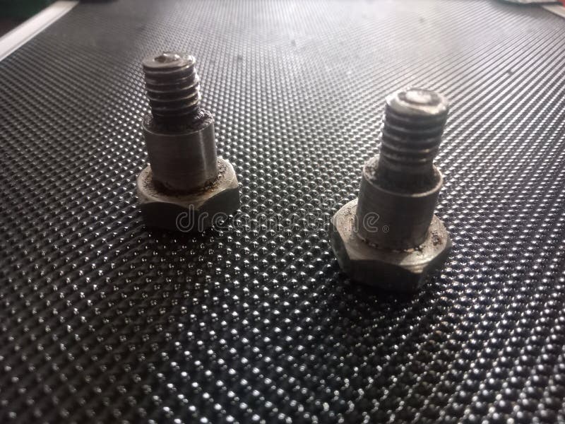 Locking Bolts for Large Industrial Machines Stock Image - Image of ...