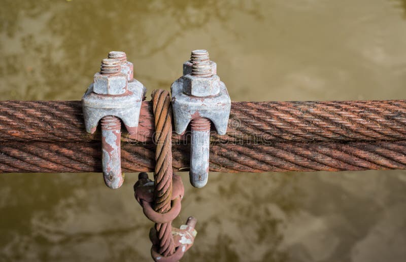Locking Clamp stock image. Image of double, nuts, lock - 45600531