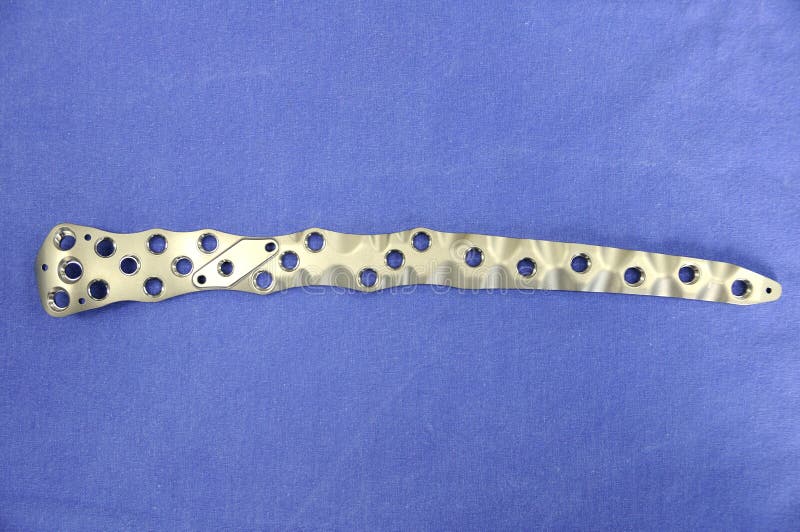 Locking Compression Plate System, Various Sizes Stock Image - Image of ...